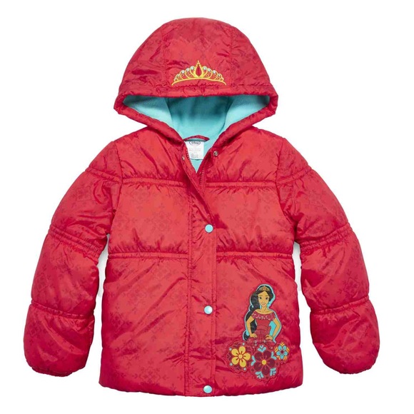 Disney | Jackets & Coats | Disney Princess Elena Of Avalor Red Winter ...